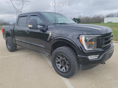 2023 Ford F-150 with 20x9 1 Fuel Traction and 285/60R20 Falken Wildpeak ...