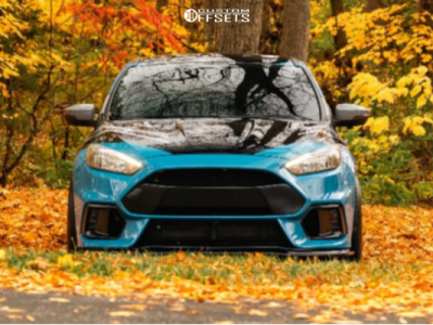 2017 Ford Focus with 18x9.5 35 ESR Rf2 and 235/40R18 Ironman Imove Gen3 ...