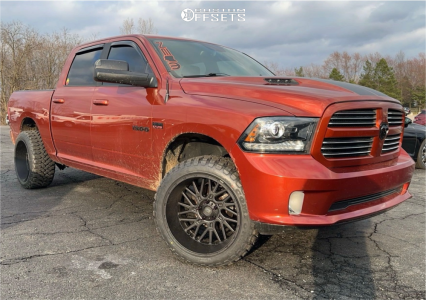 2017 Ram 1500 with 22x12 -51 Vision Brawl and 33/12.5R22 Comforser ...