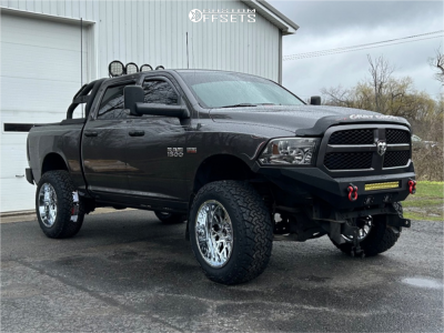 2015 Ram 1500 with 22x12 -51 Vision Rocker and 37/13.5R22 Venom Power ...