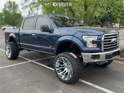 2015 Ford F-150 with 24x14 -81 ARKON OFF-ROAD Roosevelt and 35/14.5R24 ...
