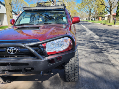2007 Toyota 4Runner with 17x9 -12 Lock Offroad Wheels Baja and 33/12 ...