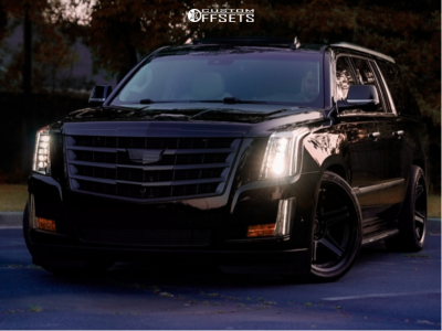 2017 Cadillac Escalade ESV with 22x10 -12 Defiant Df07 and 275/40R22 ...