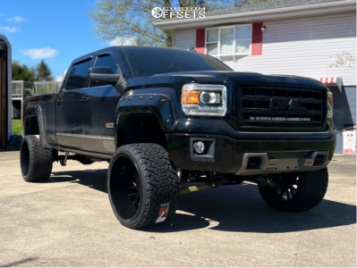 2014 GMC Sierra 1500 with 24x14 -81 ARKON OFF-ROAD Mandela and 33/14 ...
