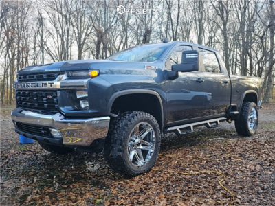 2020 Chevrolet Silverado 2500 HD with 22x10 -19 Vision Razor and 35/12 ...