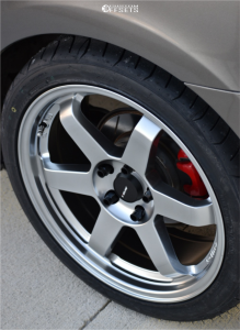 2008 Honda Civic with 18x8 35 AVID1 Av6 and 225/40R18 Nitto Neo Gen and ...