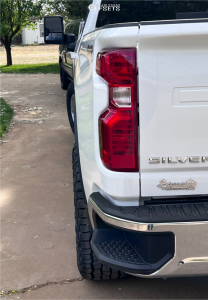 2024 Chevrolet Silverado 2500 HD with 18x9 18 Raceline Ryno and 35/12.5R18 Cooper Discoverer At3 ...