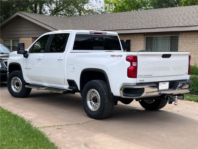 2024 Chevrolet Silverado 2500 HD with 18x9 18 Raceline Ryno and 35/12.5R18 Cooper Discoverer At3 ...