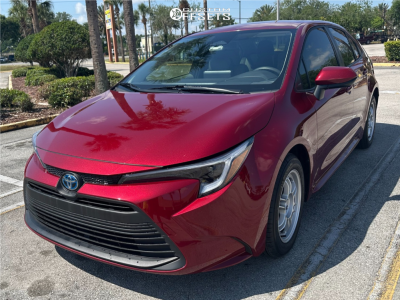 2023 Toyota Corolla with 16x7 35 Enkei Rpf1 and 205/55R16 Michelin ...