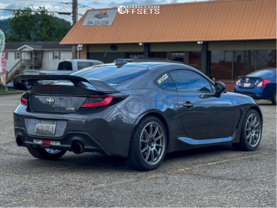 2022 Toyota GR86 with 18x8.5 45 Enkei Triumph and 235/40R18 Nitto Nt555 ...