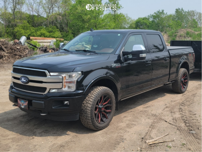 2018 Ford F-150 with 20x9 1 Fuel Rage and 275/55R20 Falken Wildpeak ...