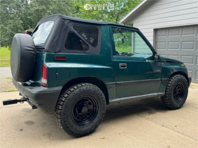 1998 Chevrolet Tracker with 15x7 -6 Vision D Window and 235/75R15 ...