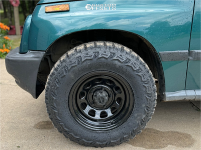 1998 Chevrolet Tracker with 15x7 -6 Vision D Window and 235/75R15 ...