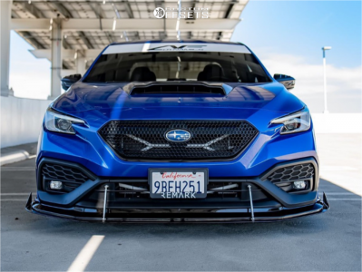 2022 Subaru WRX with 18x9.5 22 Gram Lights 57cr and 245/40R18 Falken ...