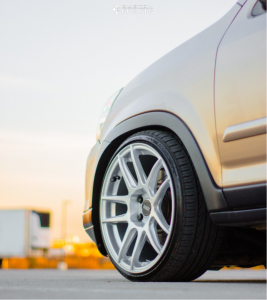 2005 Honda CR-V with 18x8.5 30 ESR Cs8 and 215/30R18 Lexani LXUHP-207 ...