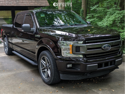 2018 Ford F-150 with 22x9.5 30 Vision Wedge and 305/45R22 Toyo Tires ...
