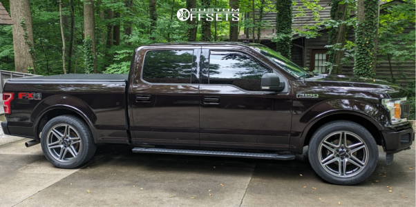 2018 Ford F-150 with 22x9.5 30 Vision Wedge and 305/45R22 Toyo Tires ...