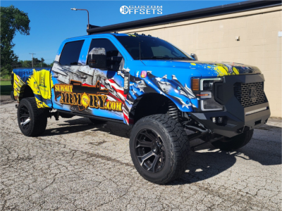 2021 Ford F-250 Super Duty with 22x12 -44 4Play 4P70 and 37/13.5R22 ...