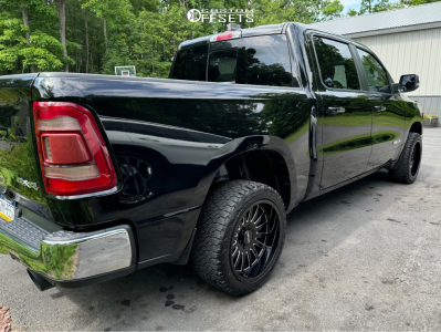 2019 Ram 1500 with 20x10 -19 Mayhem Utopia and 275/45R20 Venom Power ...