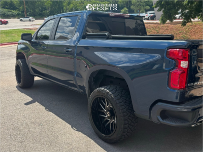 2021 Chevrolet Silverado 1500 with 22x12 -51 ARKON OFF-ROAD Mandela and ...