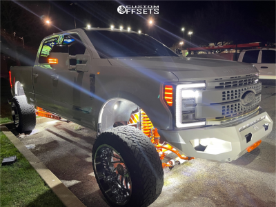 2017 Ford F-250 Super Duty Wheel Offset Super Aggressive 3"-5 ...