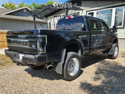 2017 Ford F-350 Super Duty with 22x10 -25 Fuel Forged Ff110 and 37/12 ...
