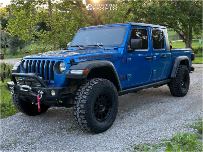 2021 Jeep Gladiator with 17x8.5 25 Method Mr703 and 315/70R17 Milestar ...