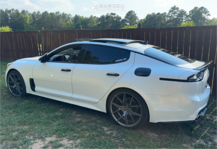 2018 Kia Stinger with 20x9 30 Verde Axis and 245/35R20 Michelin Pilot Sport 4 and Stock | Custom ...