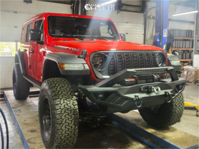 2024 Jeep Wrangler with 17x9 -6 Mayhem Compass and 37/12.5R17 ...