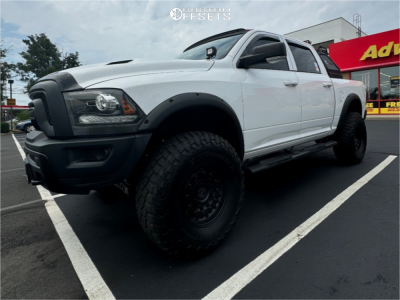 2017 Ram 1500 with 17x9.5 -18 Black Rhino Arsenal and 37/12.5R17 ...