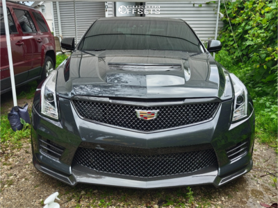 2016 Cadillac ATS with 18x9.5 22 BC Forged Kl01 and 265/35R18 Nitto ...