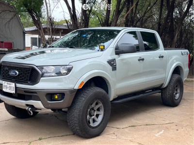 2021 Ford Ranger with 17x8.5 0 Icon Alloys Rebound and 285/70R17 Kenda ...