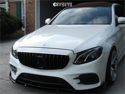 2017 Mercedes-Benz E300 with 19x9.5 35 Aodhan Aff7 and 245/35R19 Land ...