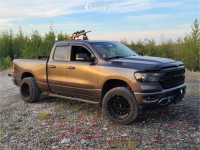 2022 Ram 1500 with 20x12 -51 Vision Rocker and 33/12.5R20 Fuel Gripper ...