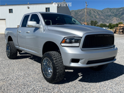 2011 Ram 1500 with 20x12 -51 Vision Rocker and 305/55R20 Falken ...