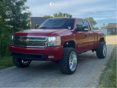 2011 Chevrolet Silverado 1500 with 22x12 -40 American Force Aka Ss and ...