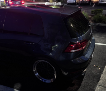2019 Volkswagen GTI with 18x8 35 Vors Vr8 and 245/40R18 Lexani Lxuhp ...