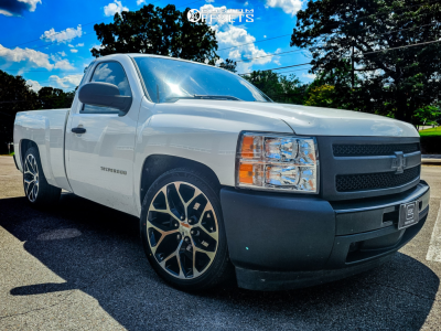2012 Chevrolet Silverado 1500 with 22x9 24 Factory Reproductions Fr59 ...