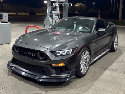 2017 Ford Mustang with 19x9.5 20 Ferrada Cm2 and 275/40R19 Uniroyal ...