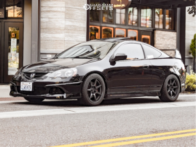 2003 Acura RSX with 17x8 35 Anovia Kano and 225/45R17 Nitto Neo Gen and ...