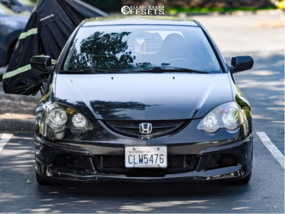 2003 Acura RSX with 17x8 35 Anovia Kano and 225/45R17 Nitto Neo Gen and ...