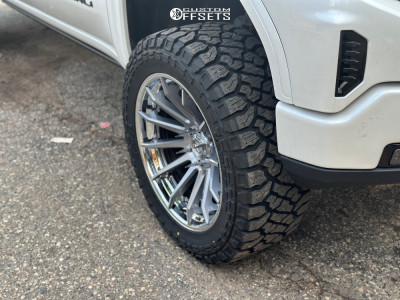 2023 GMC Sierra 1500 with 22x10 -18 Fuel Burn and 35/12.5R22 Kenda ...