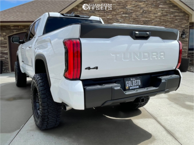 2024 Toyota Tundra with 20x10 -24 TIS 563b and 37/12.5R20 Nitto Ridge ...