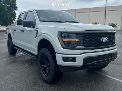 2024 Ford F-150 Wheel Offset Aggressive > 1" Outside Fender Suspension ...