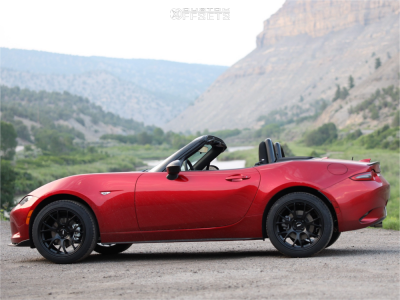 2024 Mazda MX-5 Miata with 17x9 45 Konig Forged F1m and 225/45R17 ...