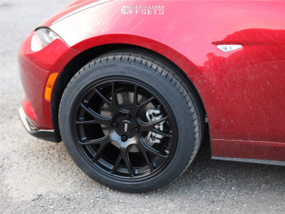 2024 Mazda MX-5 Miata with 17x9 45 Konig Forged F1m and 225/45R17 ...
