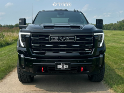 2024 GMC Sierra 2500 HD with 22x10 -25 Hostile Rage and 35/12.5R22 Toyo ...