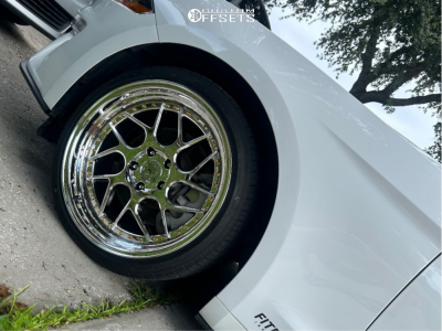 2021 Ford Mustang with 19x9.5 22 Aodhan Ds01 and 235/35R19 Lexani Lx ...