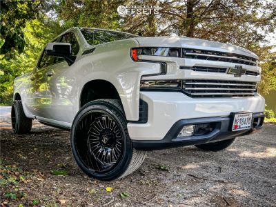 2019 Chevrolet Silverado 1500 Wheel Offset Super Aggressive 3"-5 ...