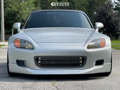 2002 Honda S2000 with 17x9 48 Enkei Pf01 and 245/40R17 Kumho Ecsta Ps31 ...